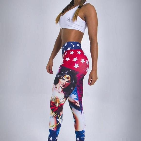 Pants & Jumpsuits | Wonder Woman Leggings | Poshmark
